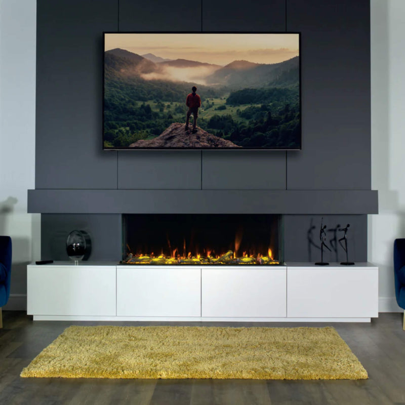 ACR PR-1200e Inset Electric Media Wall Fire – Prestige Home Fires