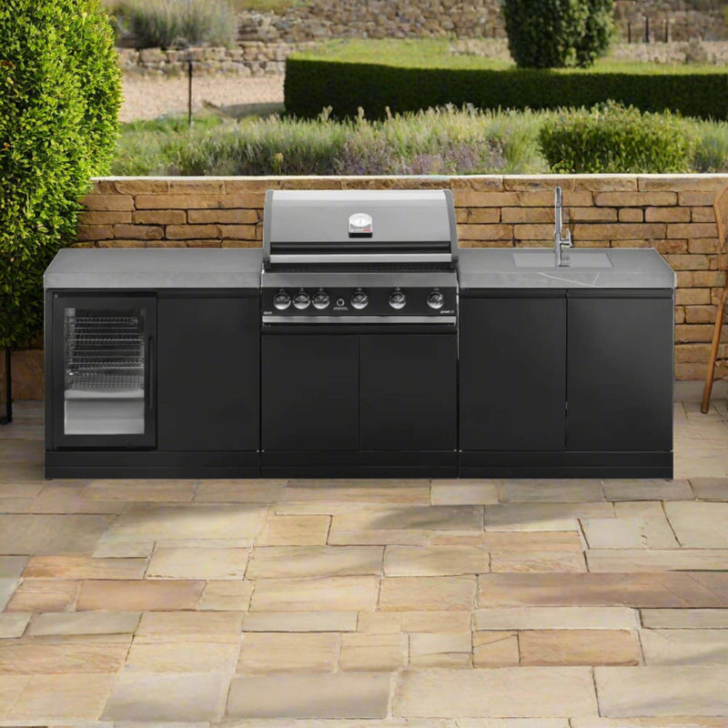 Grandpro 262 Outdoor Kitchen & Maxim G5 Gas BBQ With Fridge and Sink ...