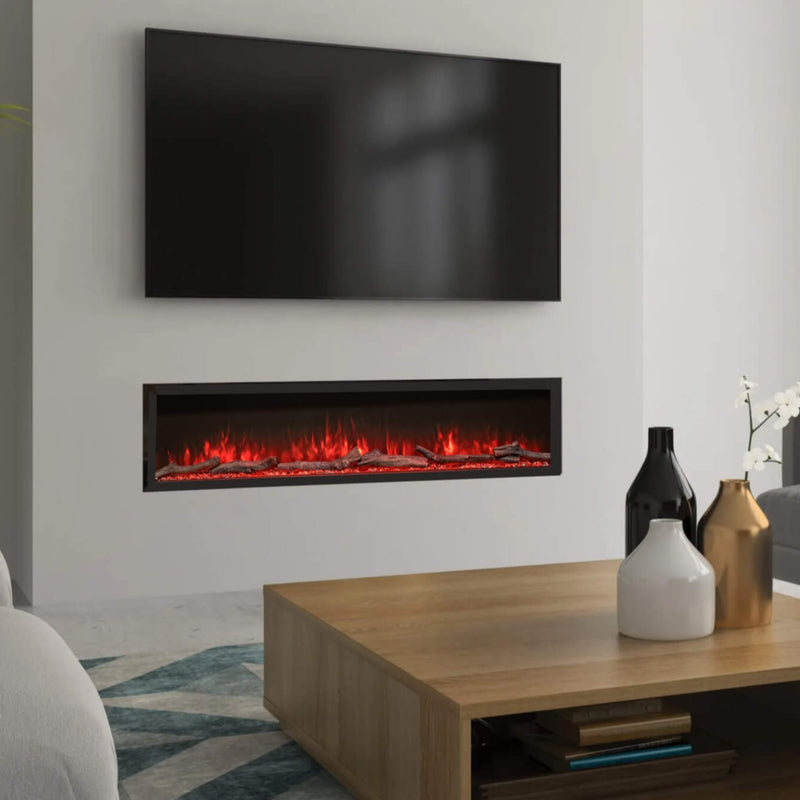 Luvelle 80 Inch Panoramic Slimline HD 3 Sided Electric Fire – Prestige ...