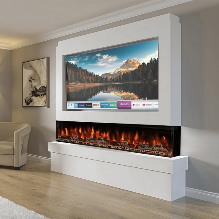 Prestige Lumina 50 Inch 3D Panoramic HD 3 Sided Electric Fire ...