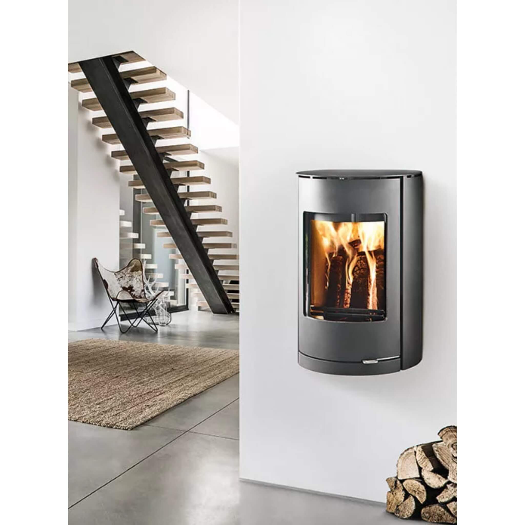 Westfire Uniq 36 SE Wall Hung Wood Stove DEFRA Approved – Prestige Home ...