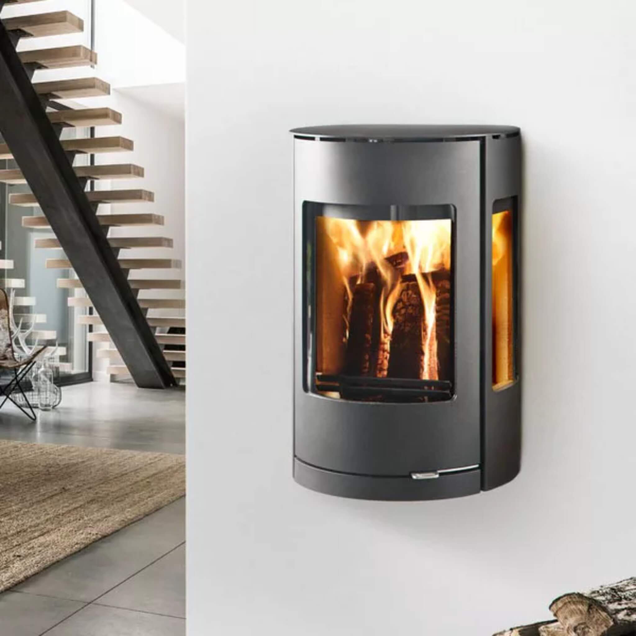Westfire Uniq 37 SE Wall Hung Wood Stove DEFRA Approved – Prestige Home ...